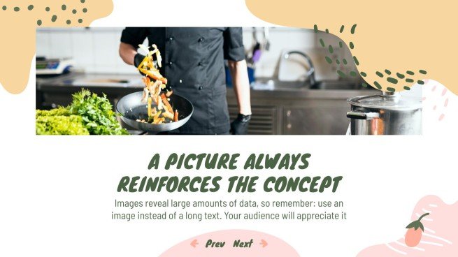 Charming Food Background Google Slides & PPT template