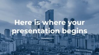 Plantillas gratis de Ciudad para Google Slides y PowerPoint