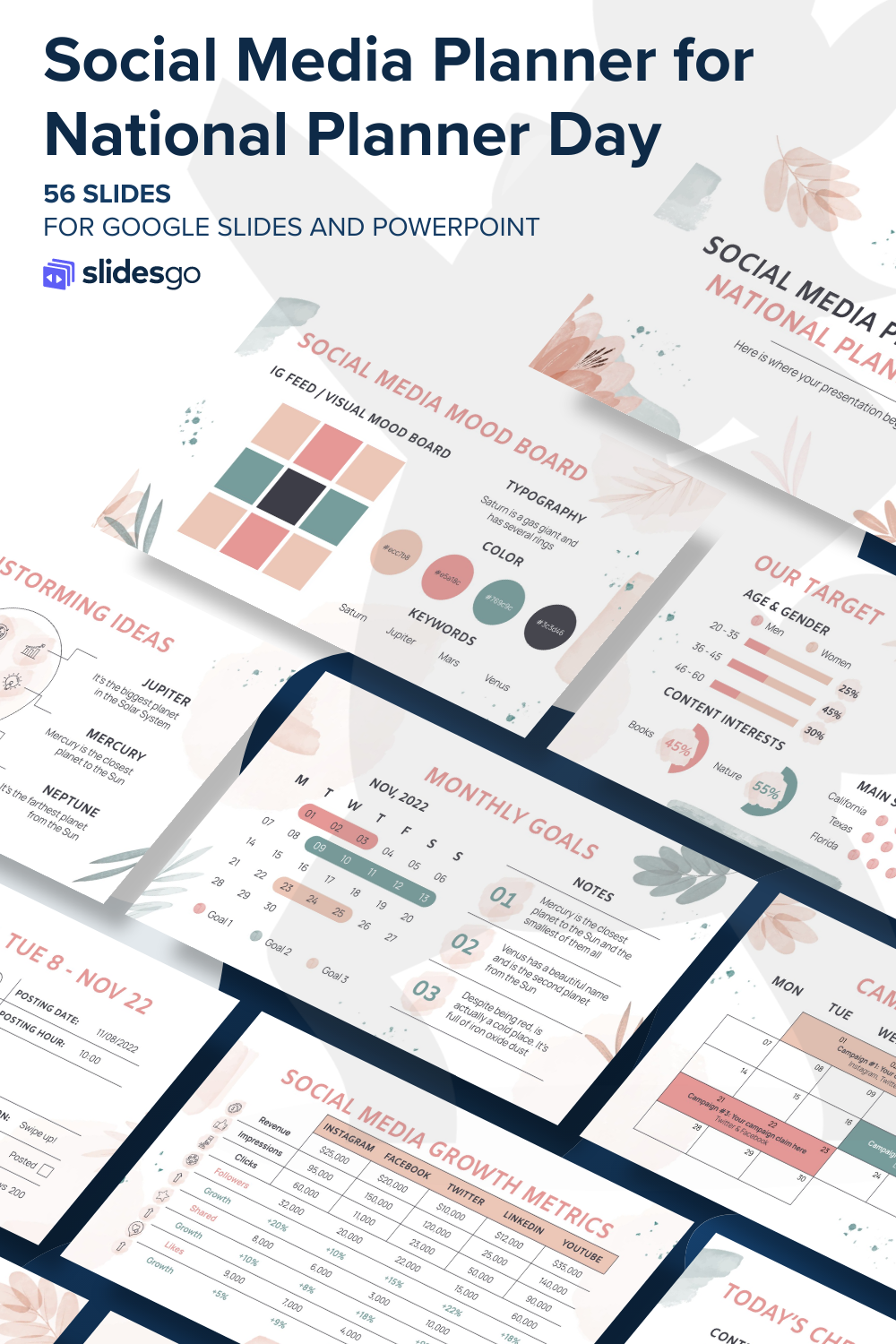 Social Media Planner for National Planner Day