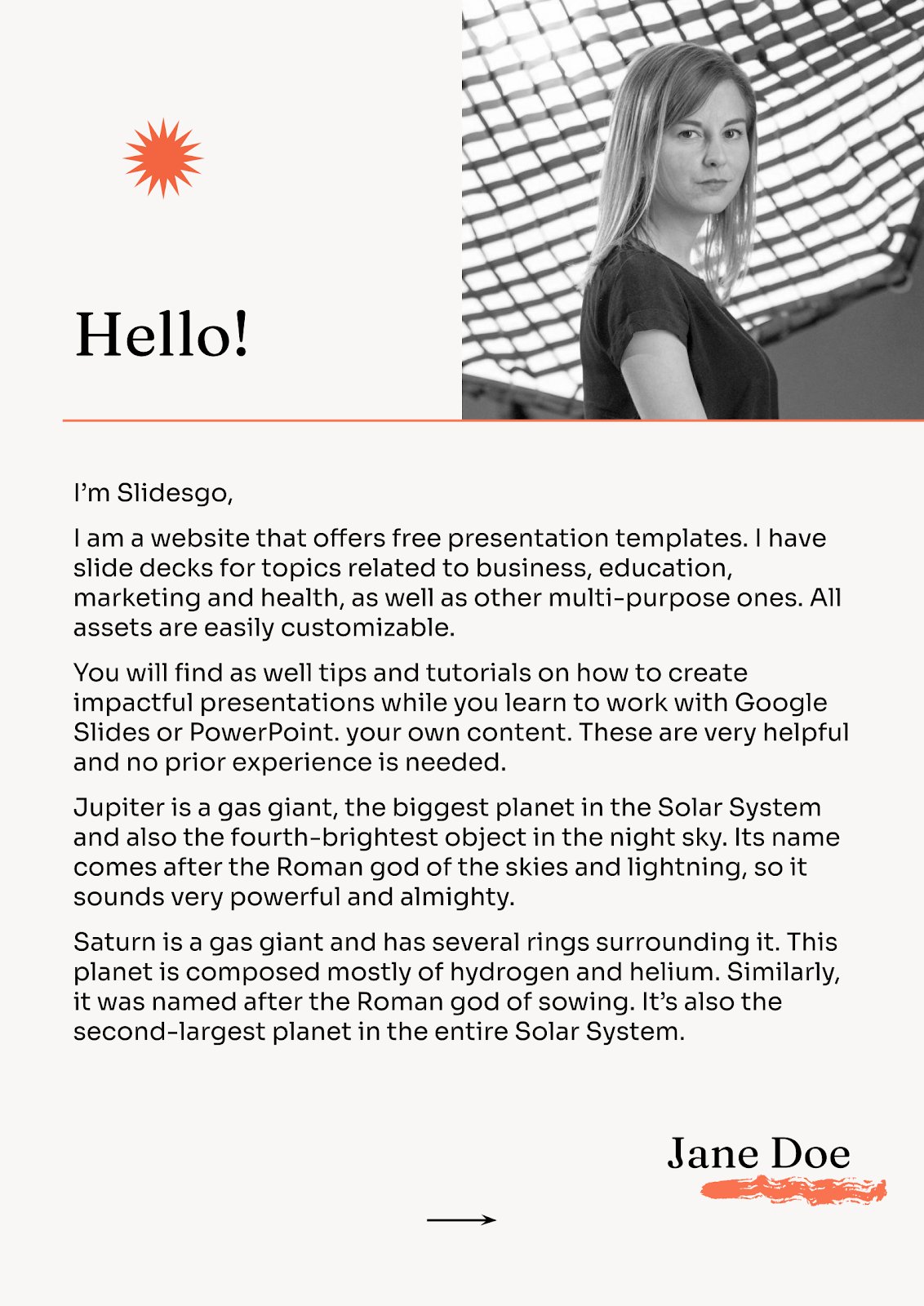 Photojournalist Printable Portfolio | Google Slides & PPT