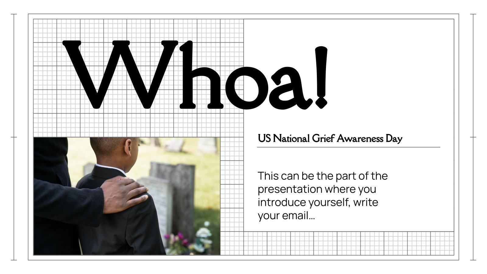 US National Grief Awareness Day | Google Slides & PowerPoint