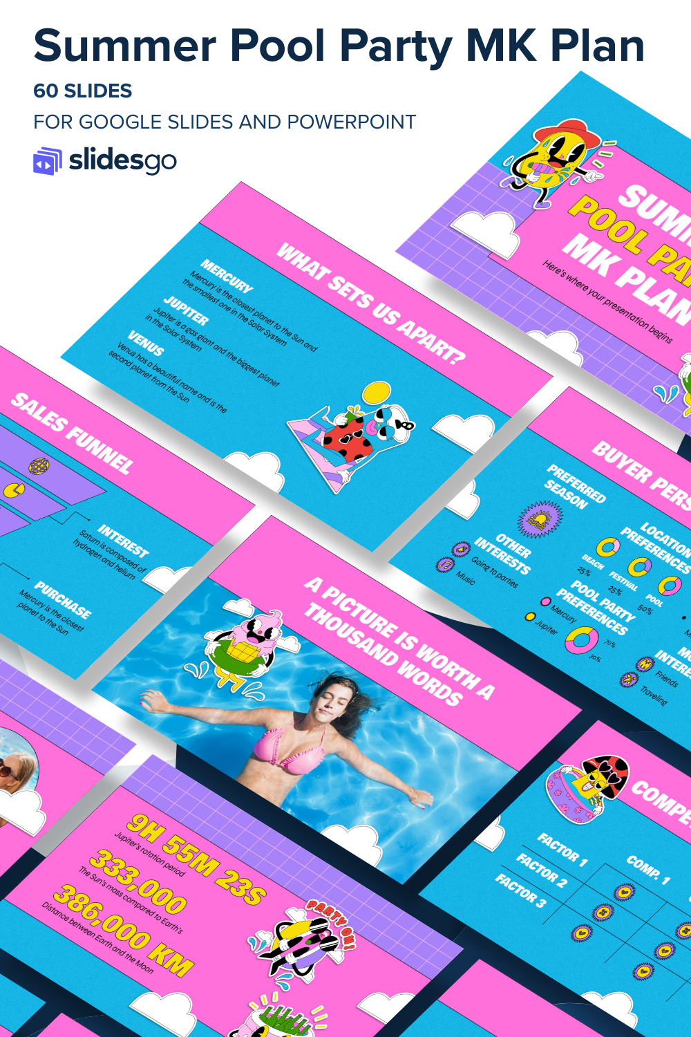 Summer Pool Party MK Plan | Google Slides & PowerPoint