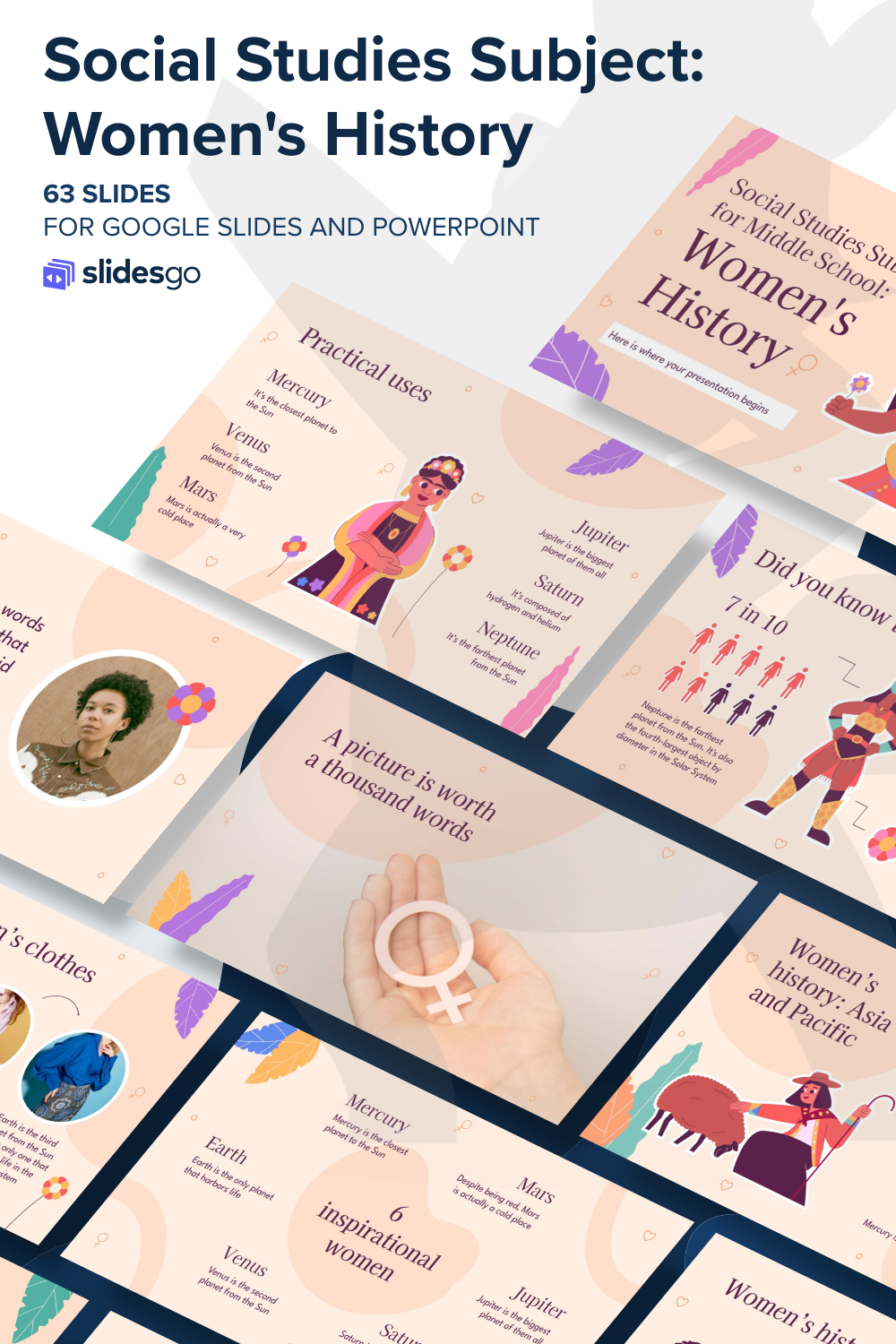 Social Studies Subject for Middle School: Women's History