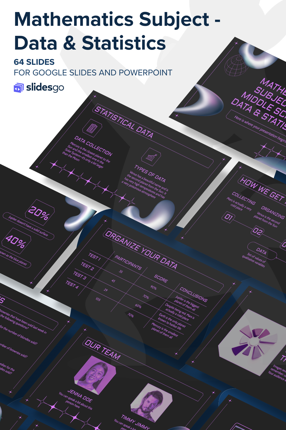 Mathematics: Data & Statistics | Google Slides & PPT