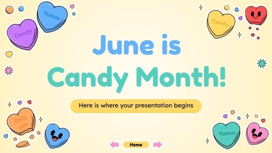 Free Candy Google Slides and PowerPoint templates