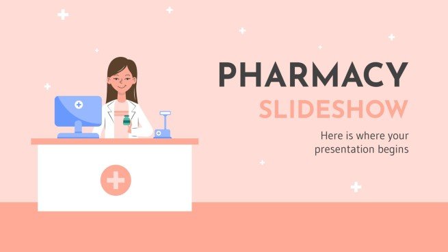 Free Pharmacy-themed templates for Google Slides and PPT