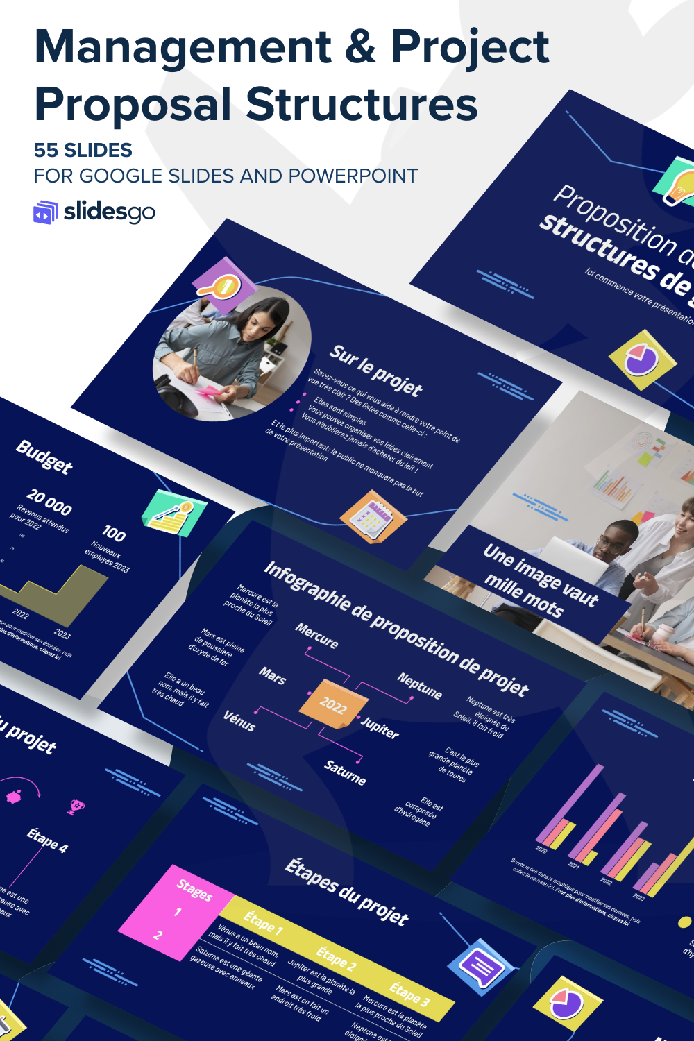 Project Proposal & Management Structures | Google Slides & PPT