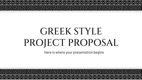 Free Greek-themed Google Slides and PowerPoint templates