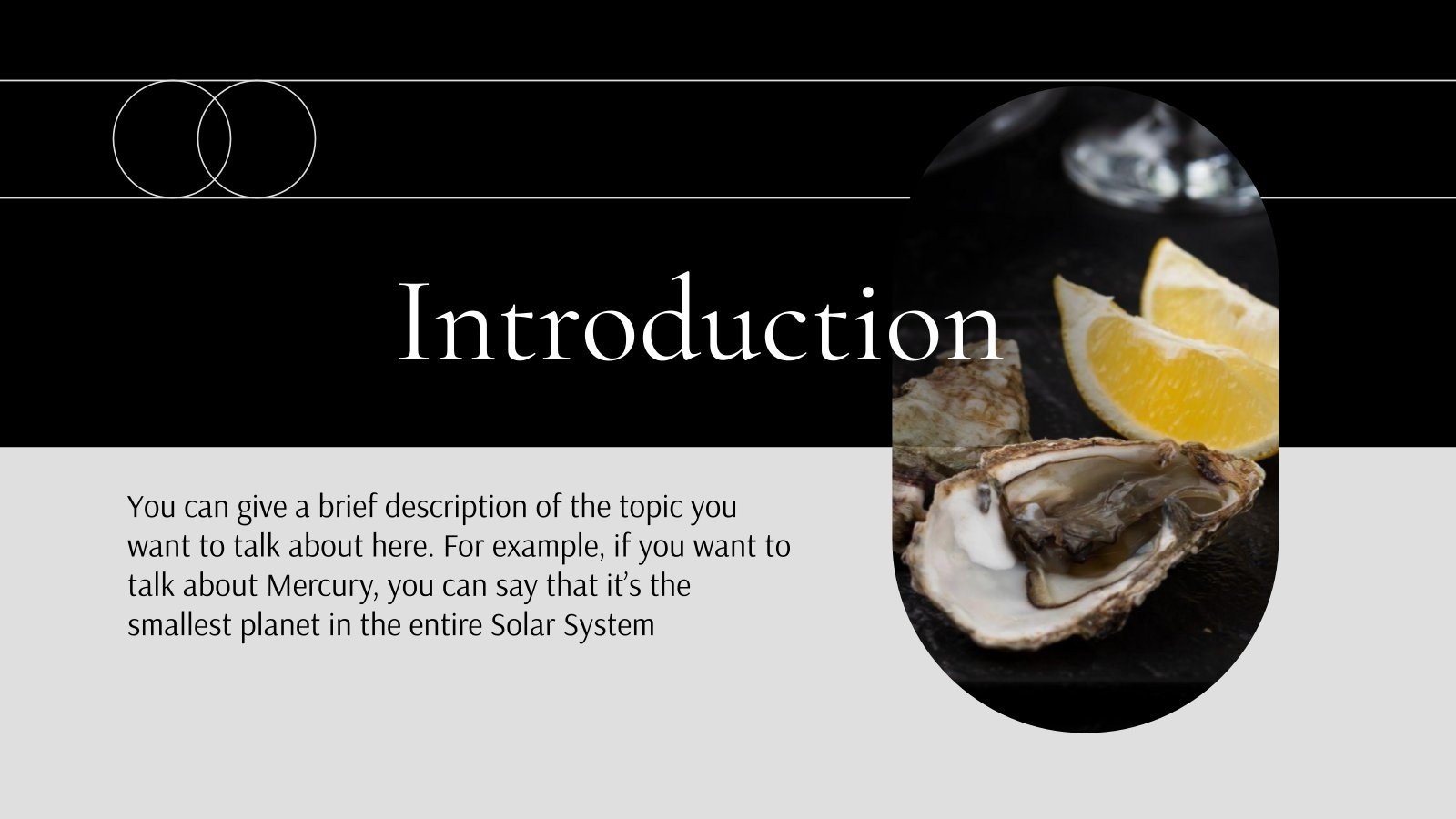 Oyster Day Minitheme | Google Slides & PowerPoint template