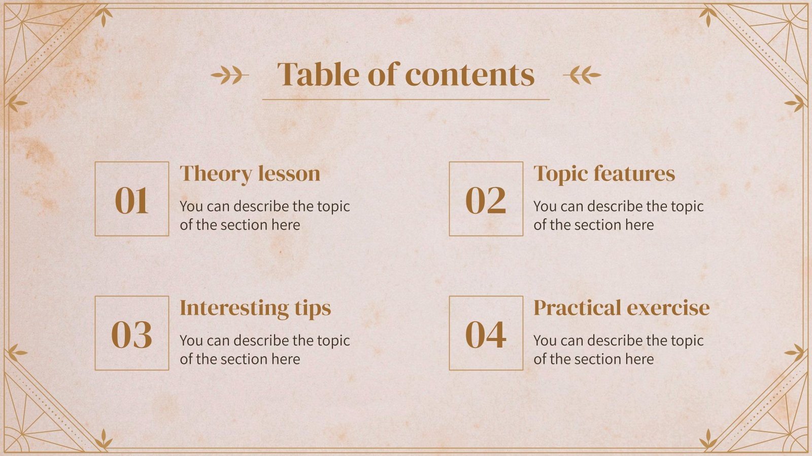 Old Paper Style Workshop | Google Slides & PowerPoint