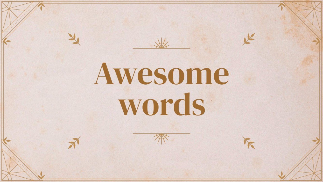 Old Paper Style Workshop | Google Slides & PowerPoint