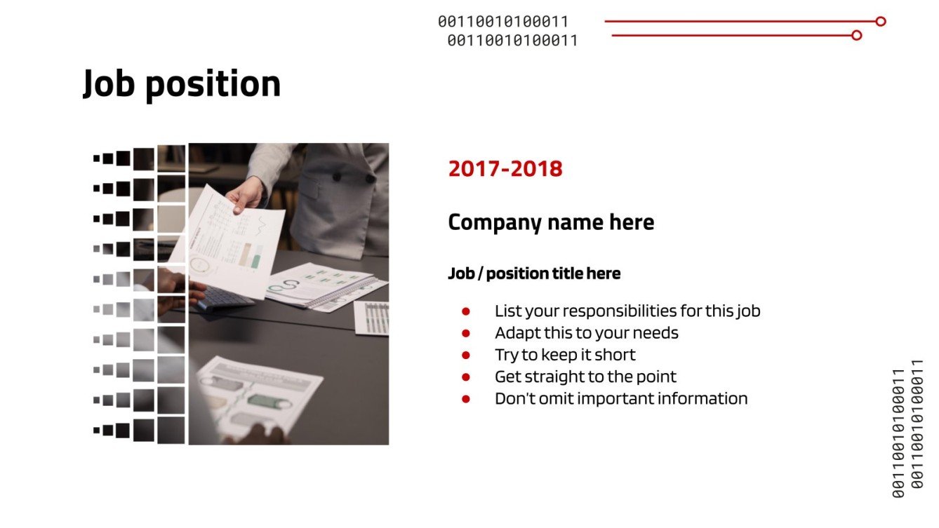 Data Protection Officer CV | Google Slides & PowerPoint