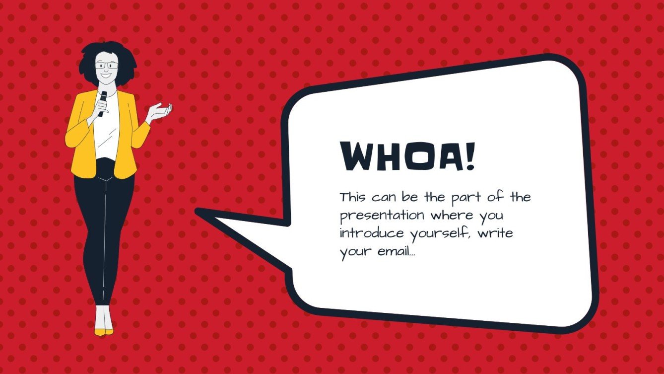 Comic Style Google Slides theme and PowerPoint template