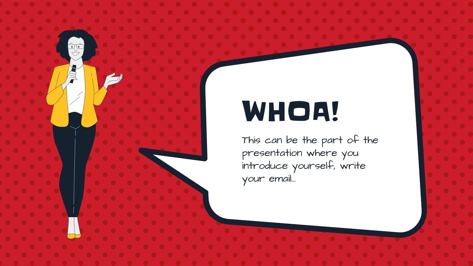 Comic Style Google Slides theme and PowerPoint template