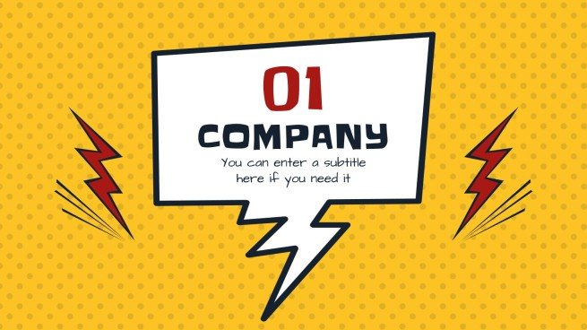 Comic Style Google Slides theme and PowerPoint template