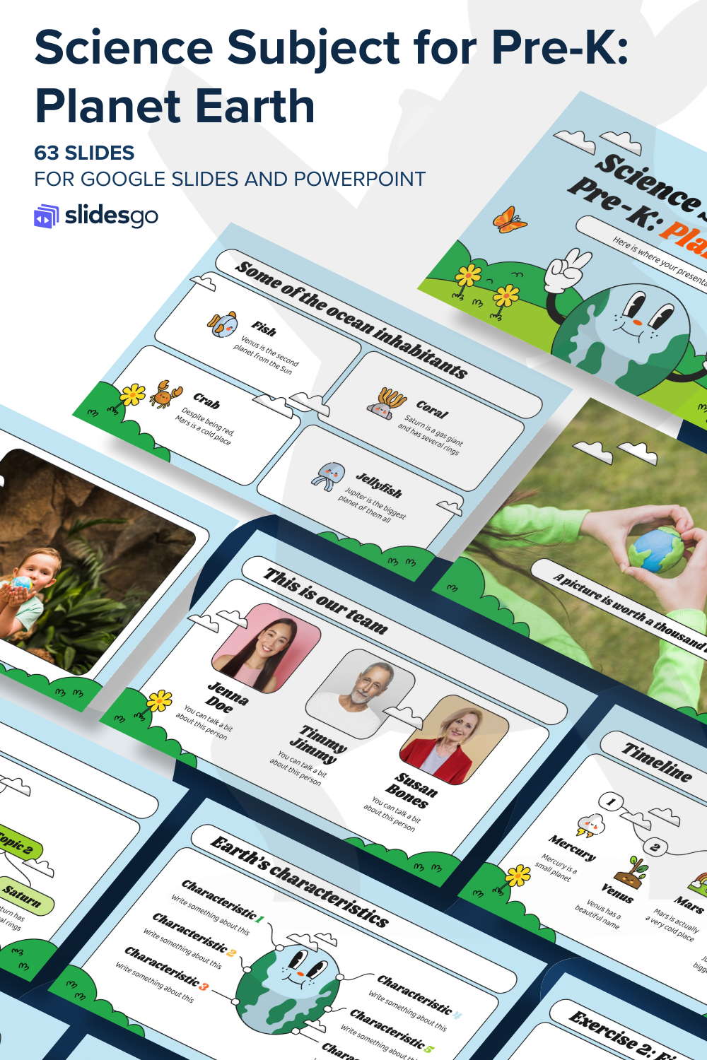 Science Subject for Pre-K: Planet Earth | Google Slides & PPT