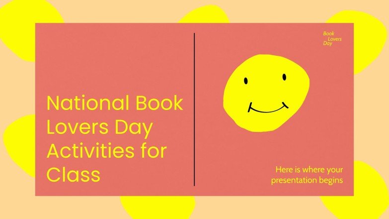 National Book Lovers Day Activities for Class | Google Slides
