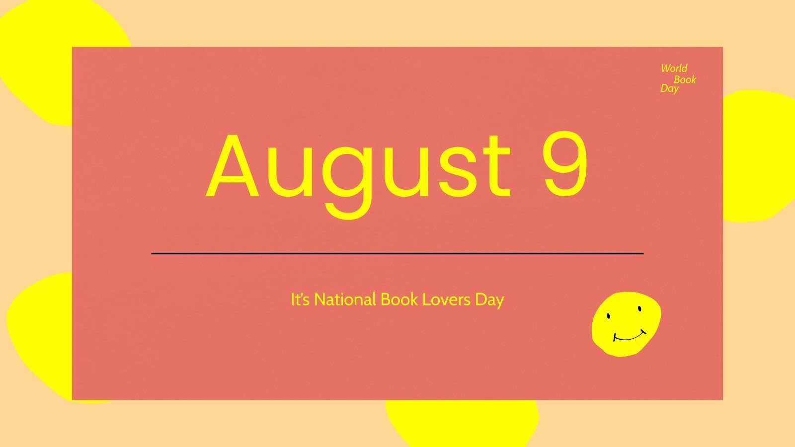 National Book Lovers Day Activities for Class | Google Slides