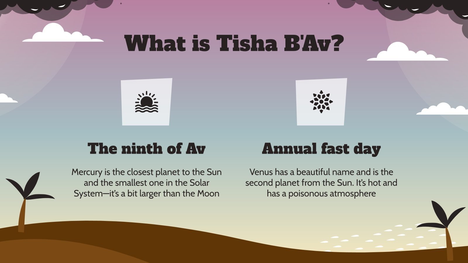 Tisha B'Av | Google Slides theme & PowerPoint template