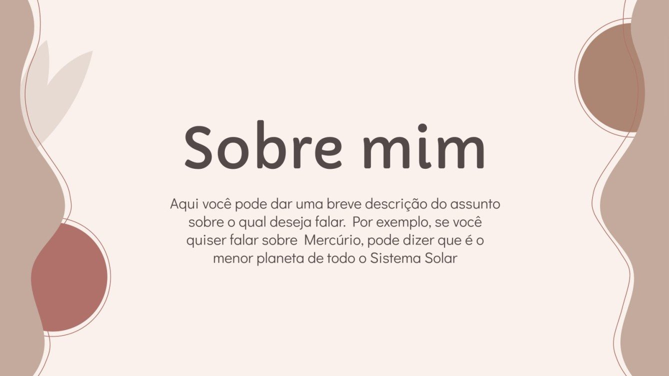 Muted & Warm Palette Wavy Style Portfolio | Google Slides