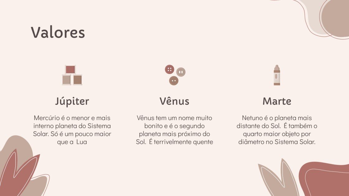 Muted & Warm Palette Wavy Style Portfolio | Google Slides