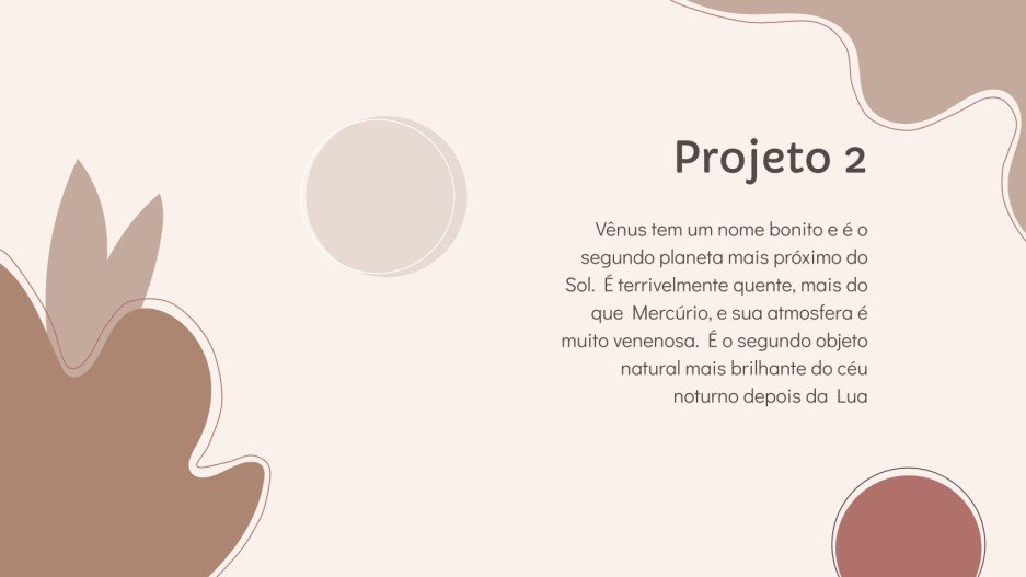 Muted & Warm Palette Wavy Style Portfolio | Google Slides