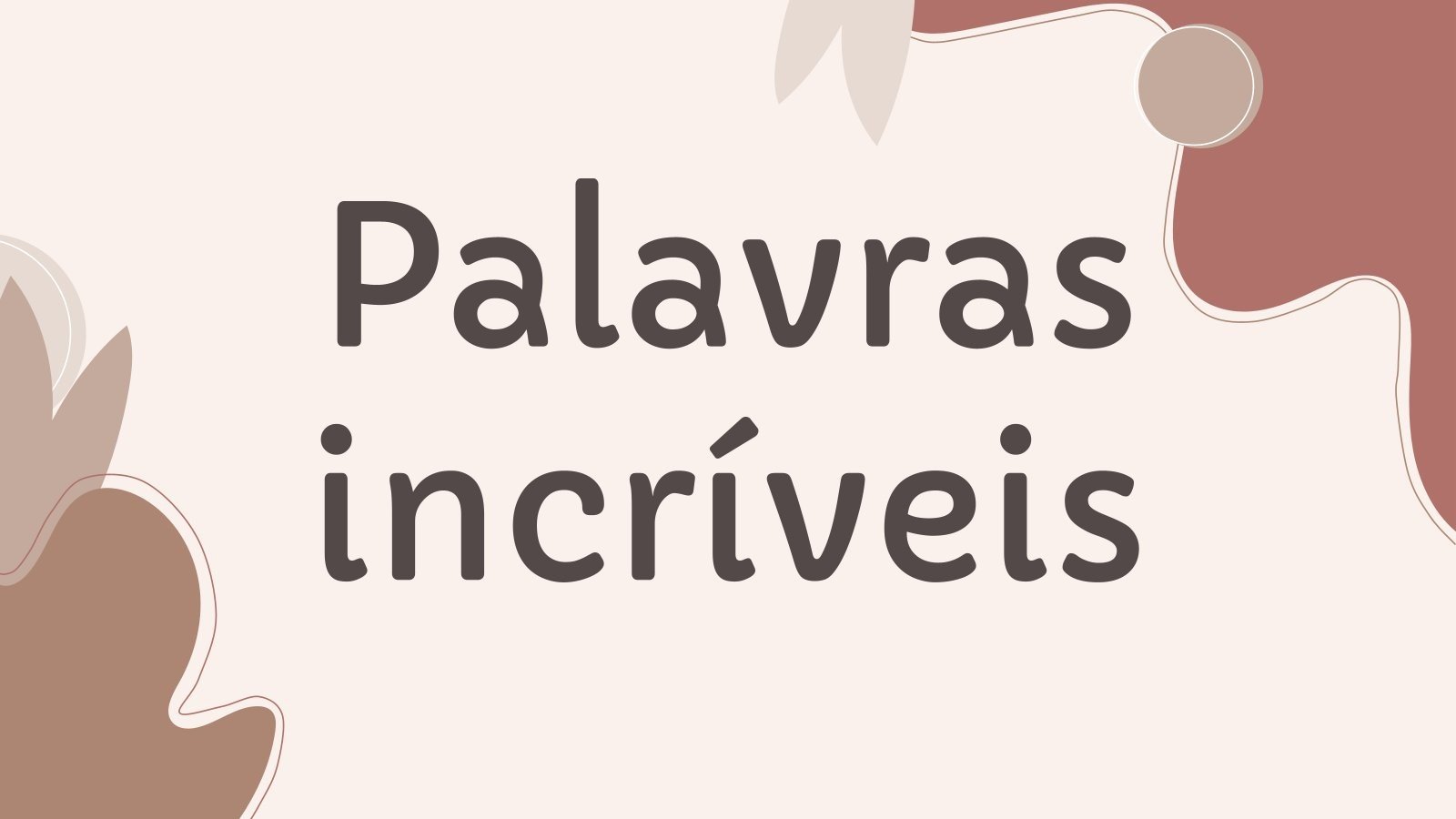 Muted & Warm Palette Wavy Style Portfolio | Google Slides