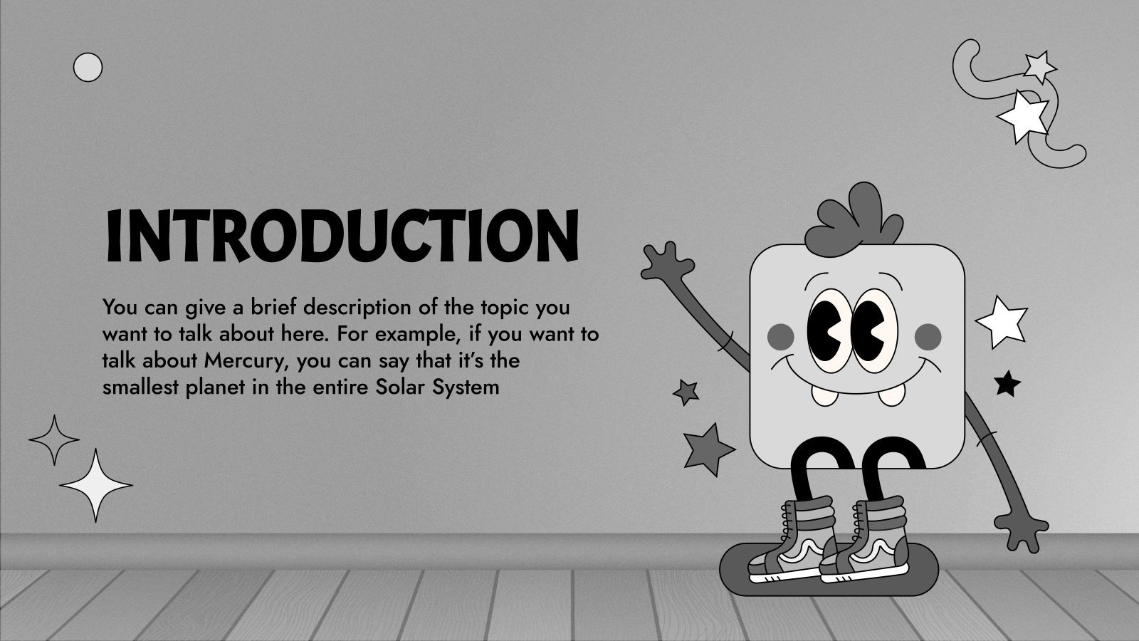 B&W Old Cartoons | Google Slides & PowerPoint template