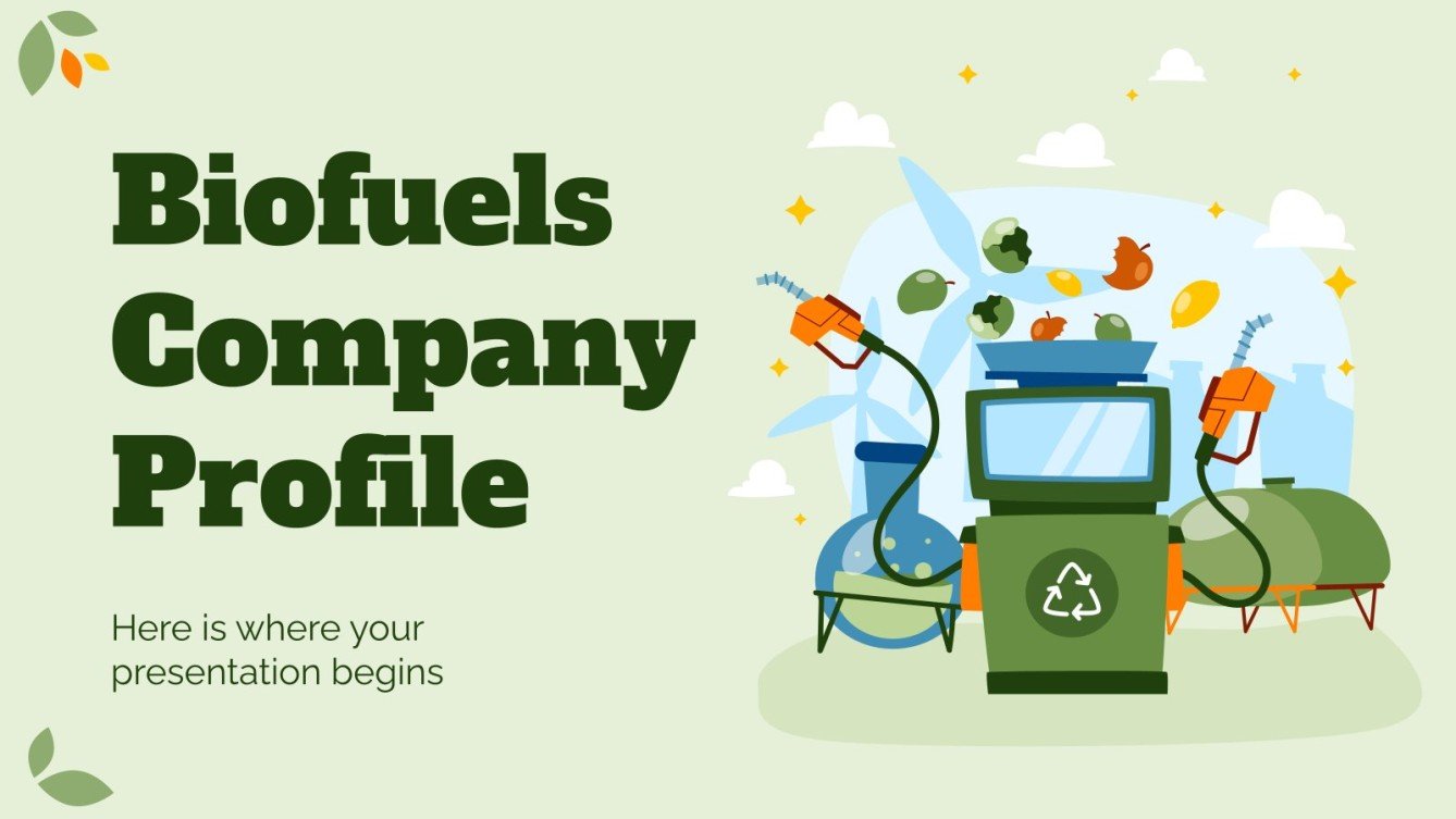 Biofuels Company Profile | Google Slides & PowerPoint