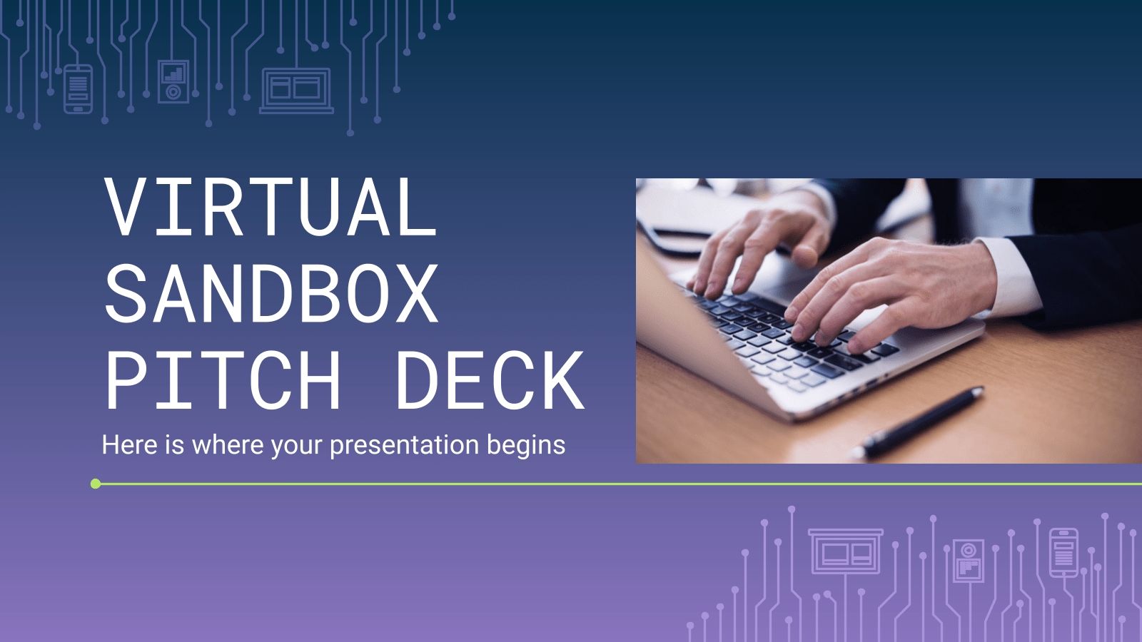Sandbox virtual | Modelo do Google Slides e PPT