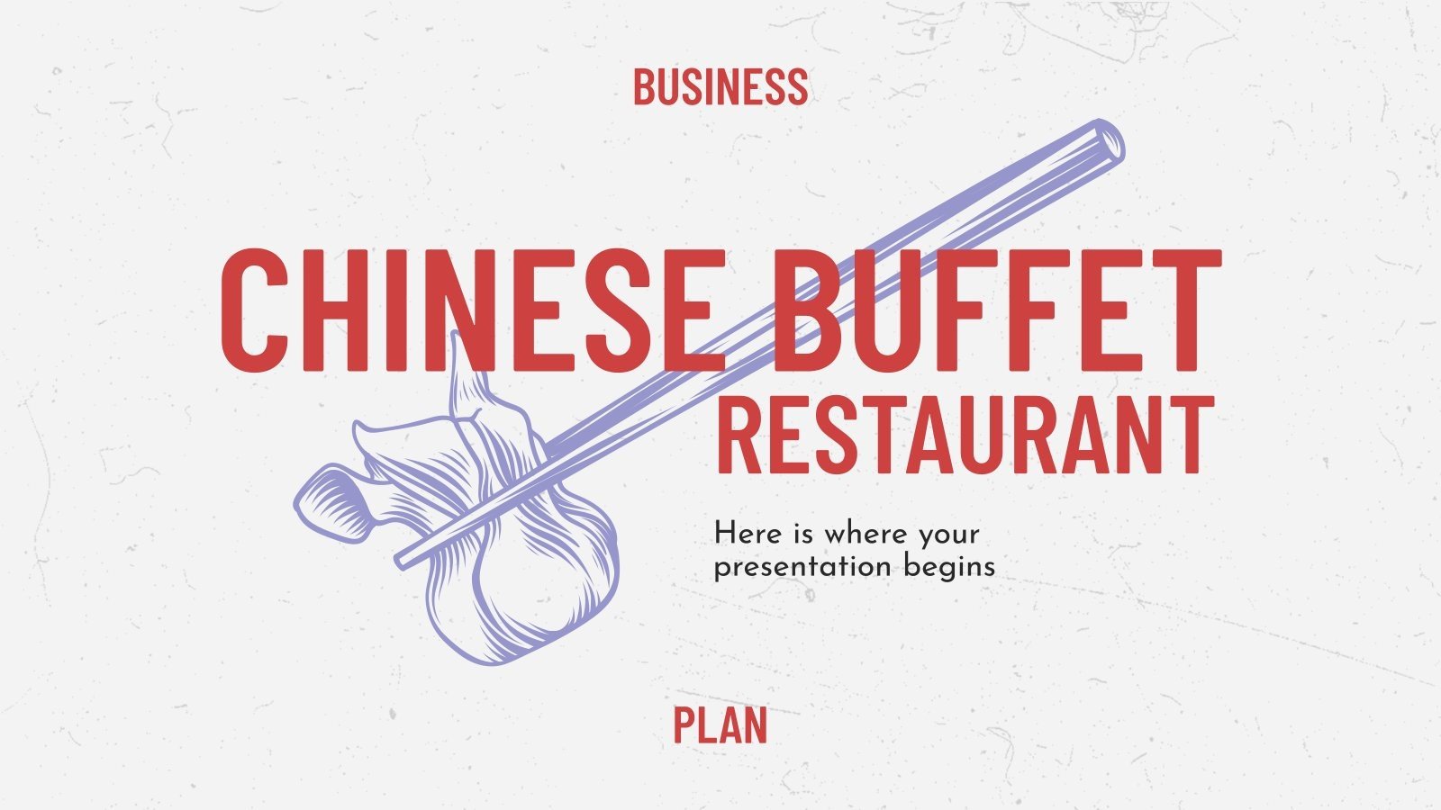 Chinese Buffet Restaurant Business Plan | Google Slides & PPT