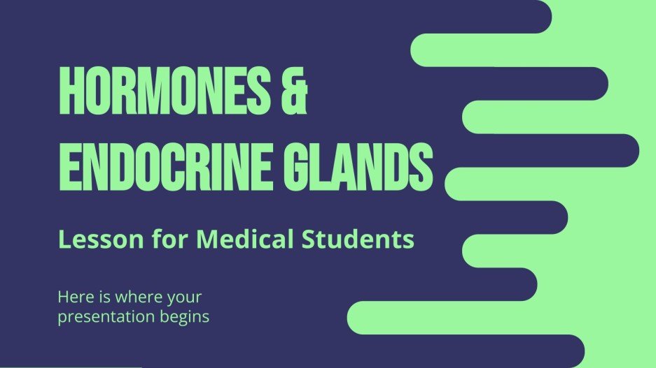 Hormones & Endocrine Glands Lesson | Google Slides & PPT