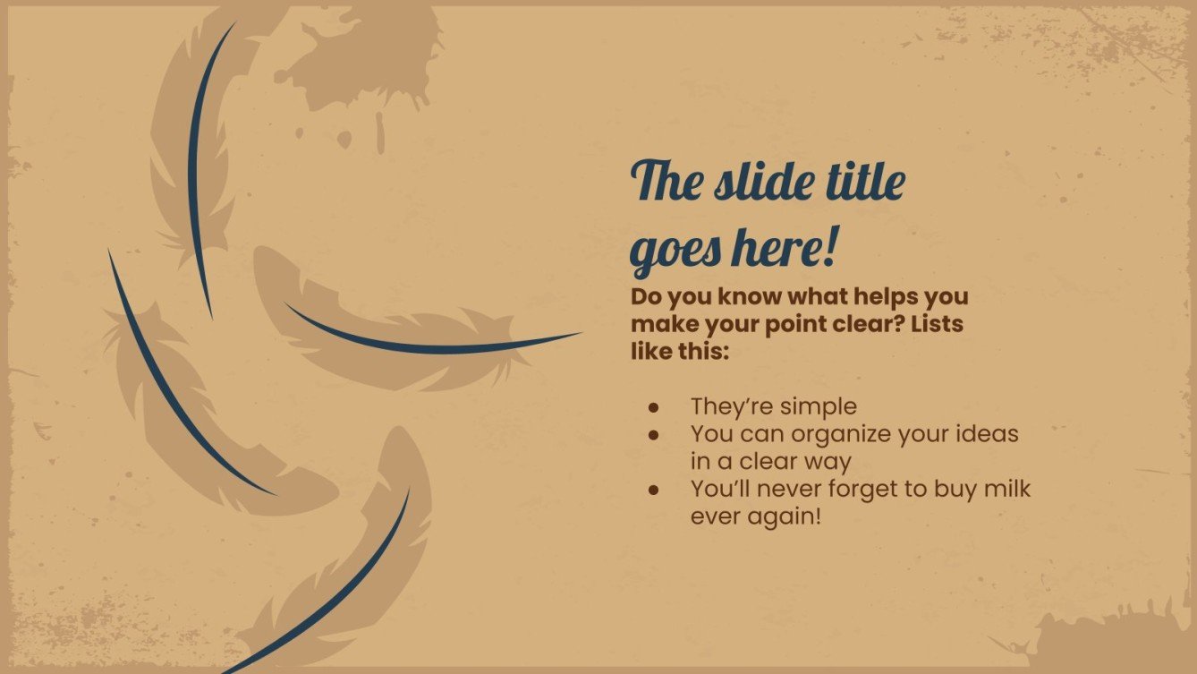 Classic English Novels Google Slides & PowerPoint template