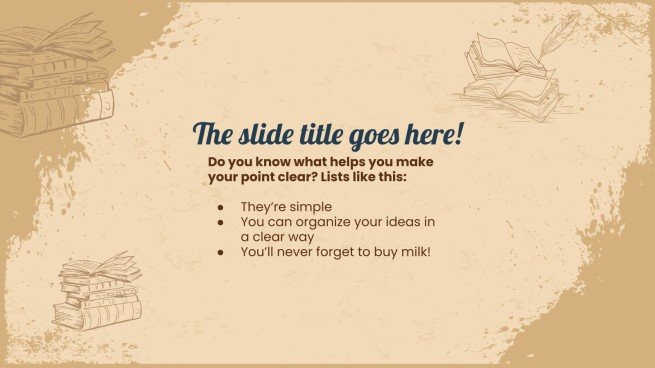 Classic English Novels Google Slides & PowerPoint template