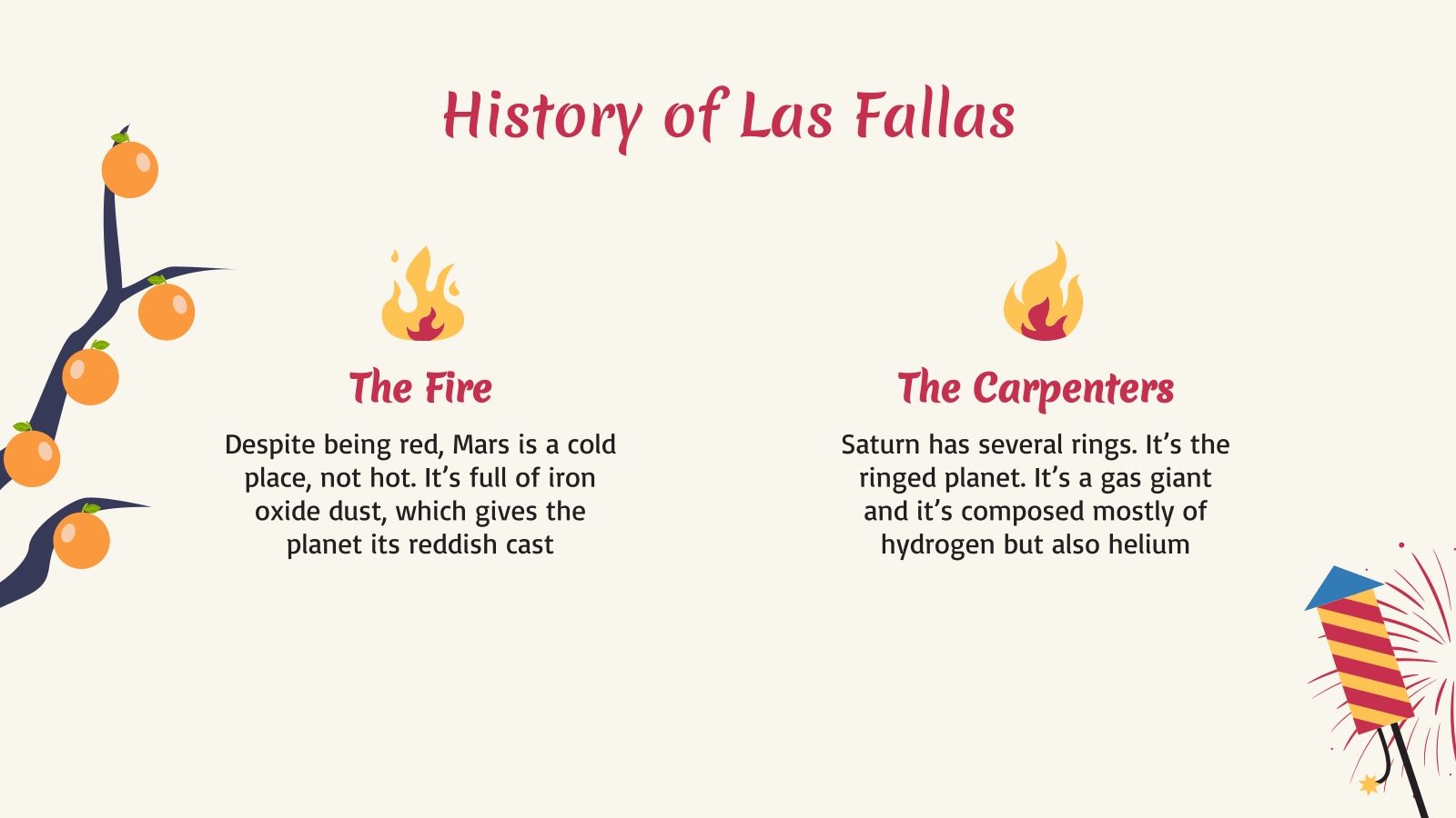 Las Fallas of Valencia | Template for Google Slides & PPT