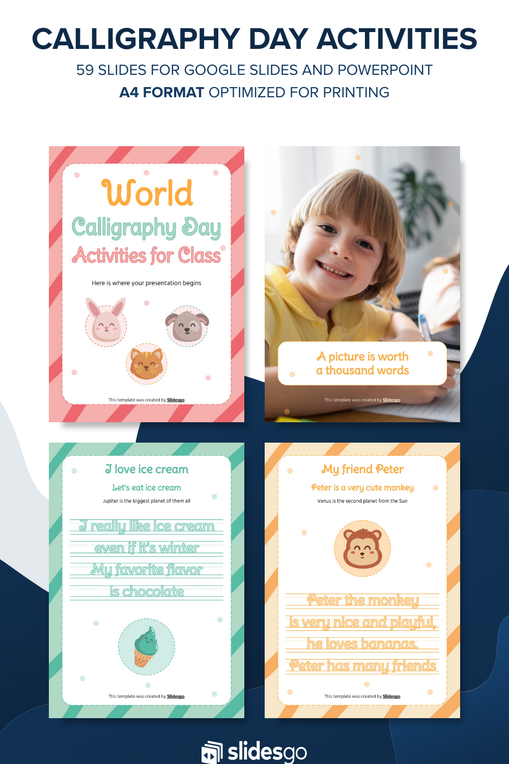 World Calligraphy Day Activities for Class | Google Slides & PPT