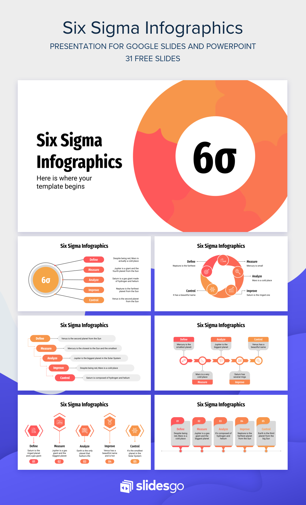 Six Sigma Infographics for Google Slides & PowerPoint