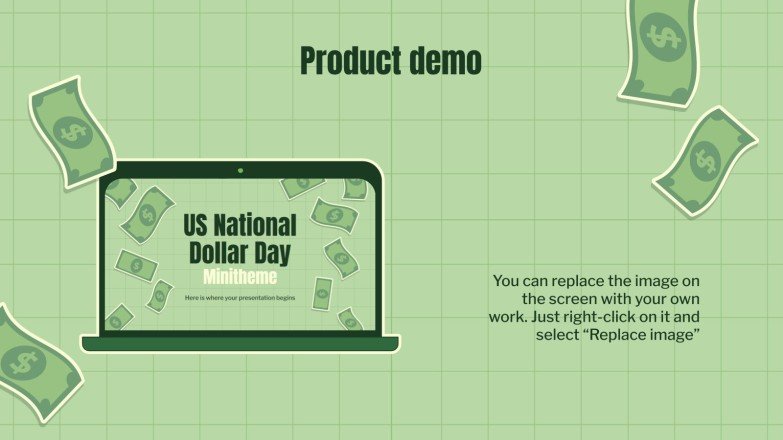 US National Dollar Day Minitheme | Google Slides & PPT