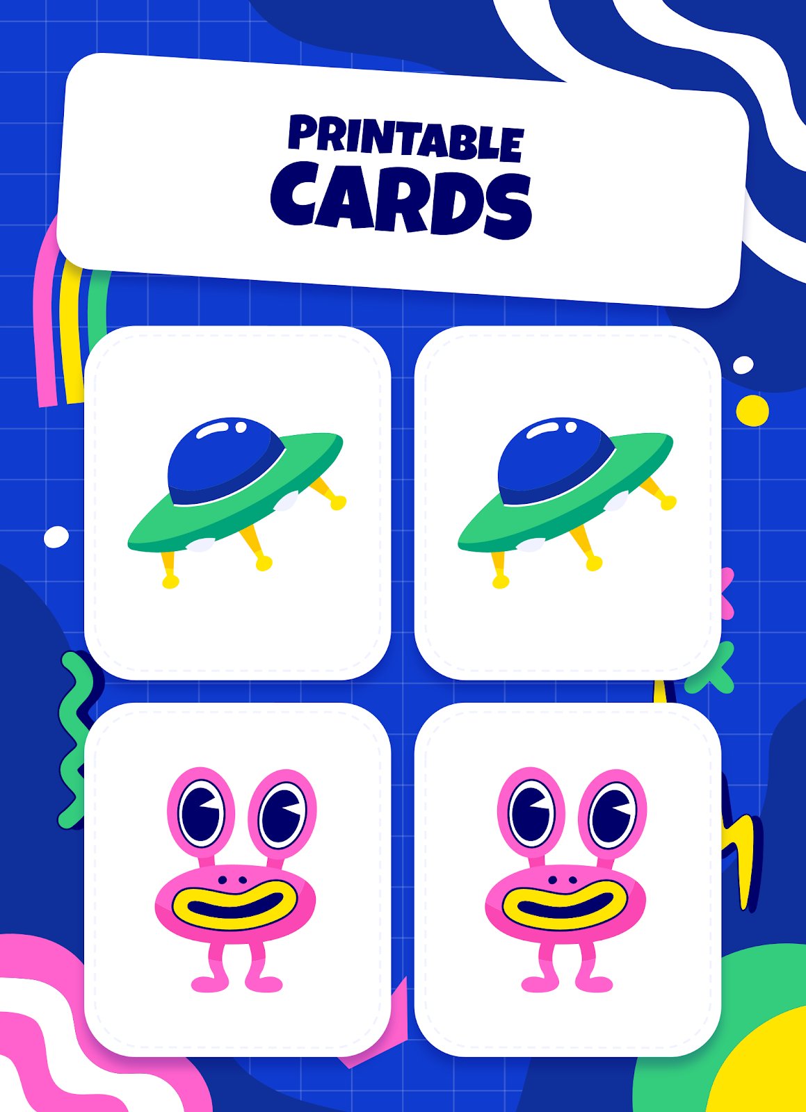 Cartas imprimibles para memorama | Google Slides y PPT