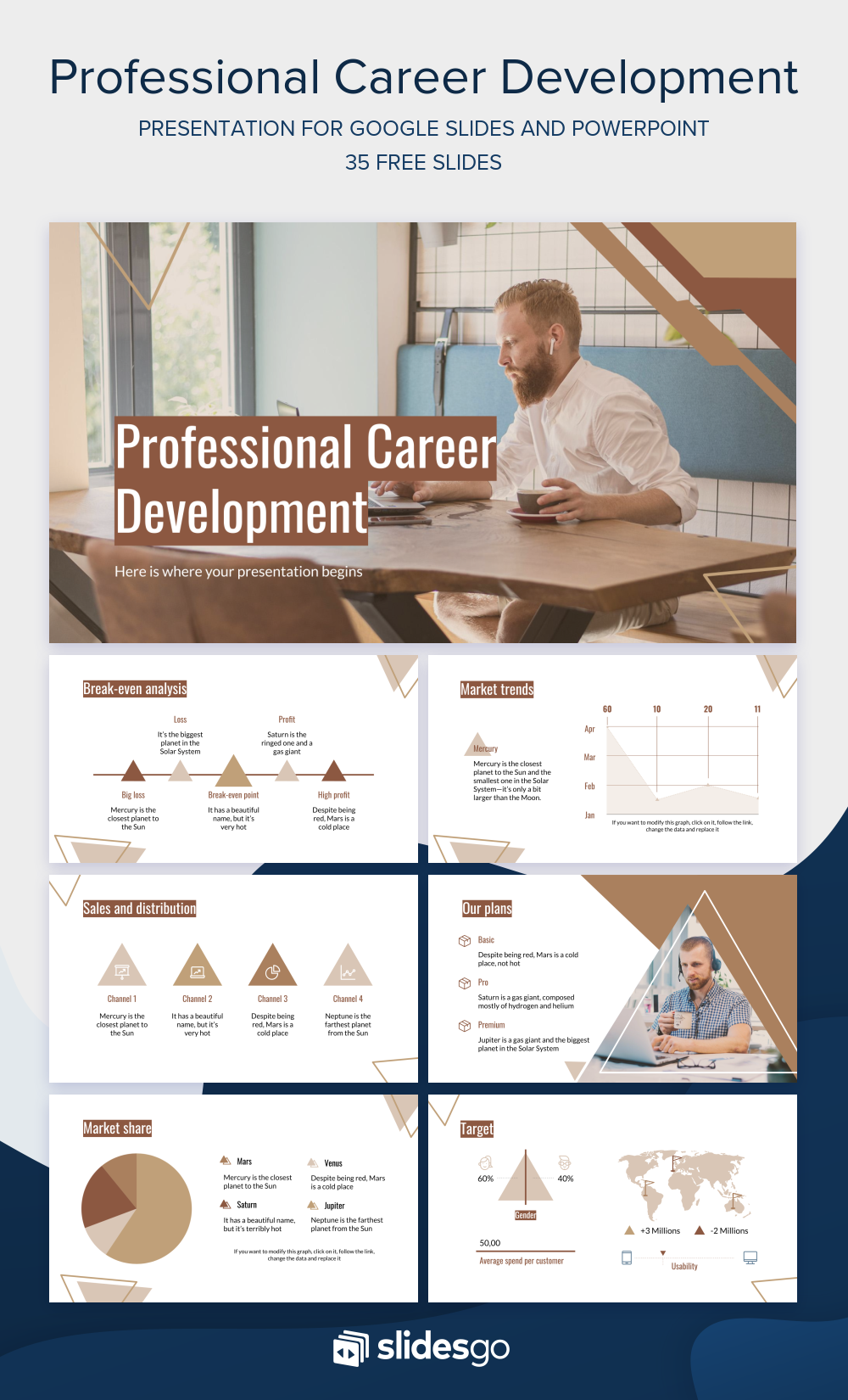 Professional Career Development | Google Slides & PPT theme