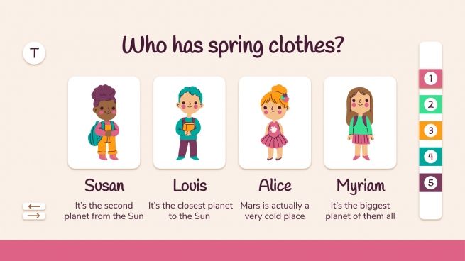 Clothing Flashcards Google Slides theme & PowerPoint template