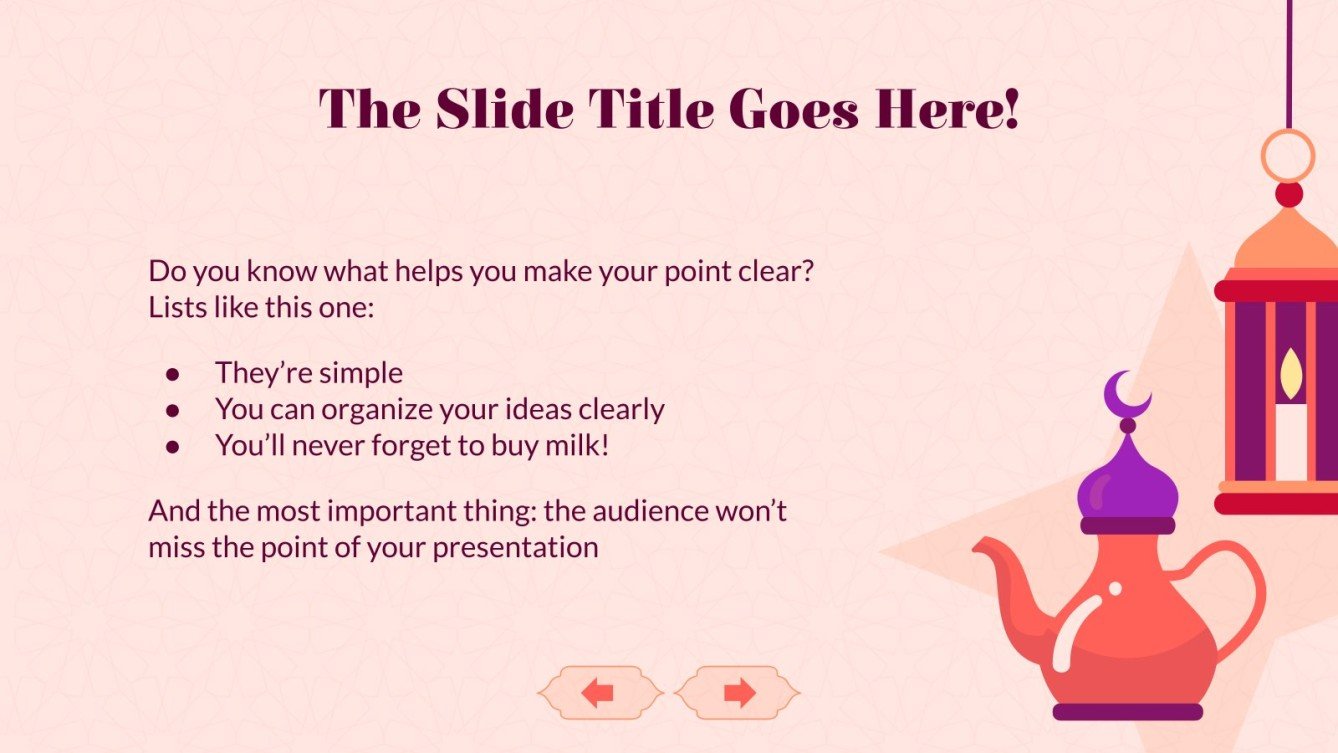 Eid Mubarak Google Slides theme and PowerPoint template