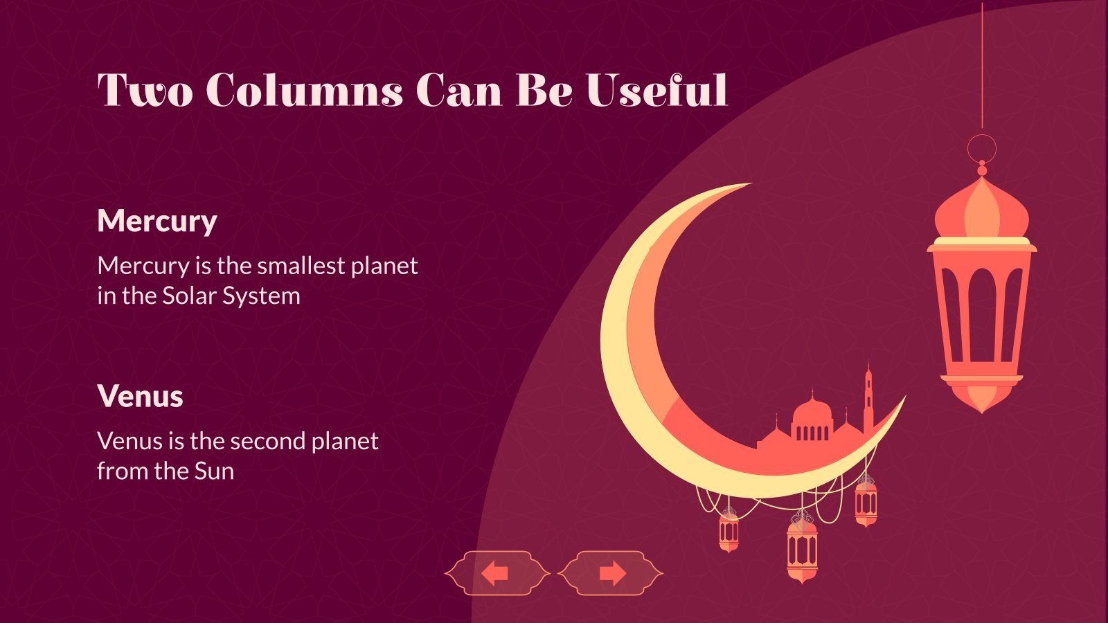 Eid Mubarak Google Slides theme and PowerPoint template