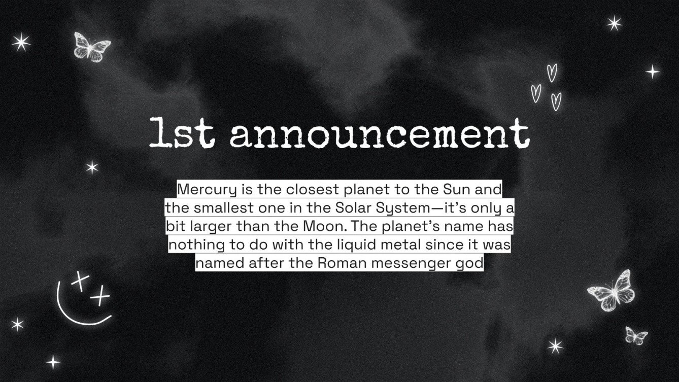 Emo Aesthetic Newsletter | Google Slides & PowerPoint