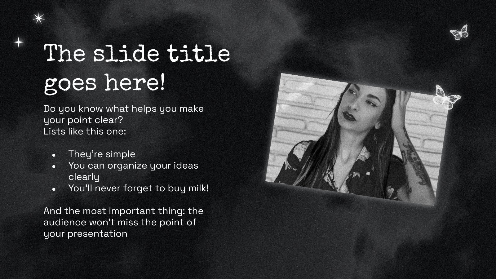 Newsletter de estética emo | Google Slides y PowerPoint