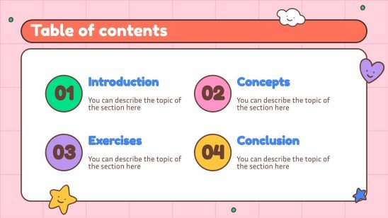 Gramática para preescolar: adjetivos | Google Slides e PPT