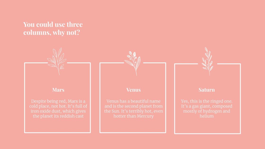 Floral Wedding Google Slides and PowerPoint Template