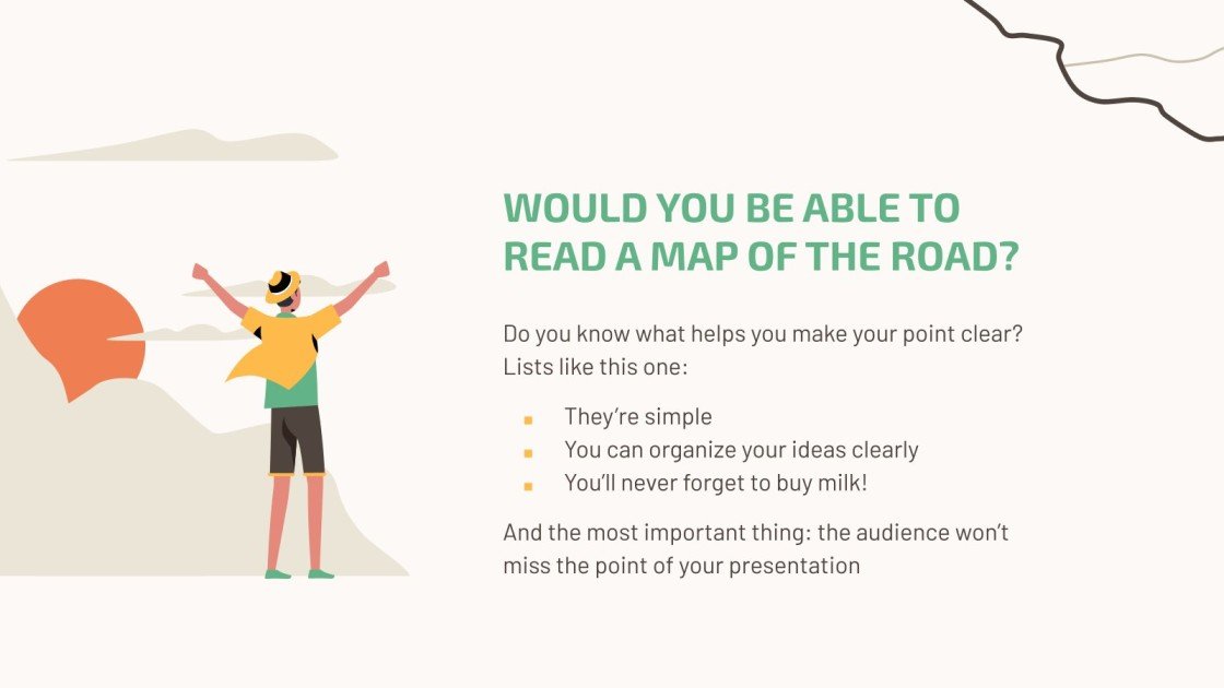 Read a Road Map Week | Google Slides & PowerPoint template