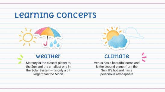 Ciencias: El tiempo y el clima | Google Slides y PowerPoint
