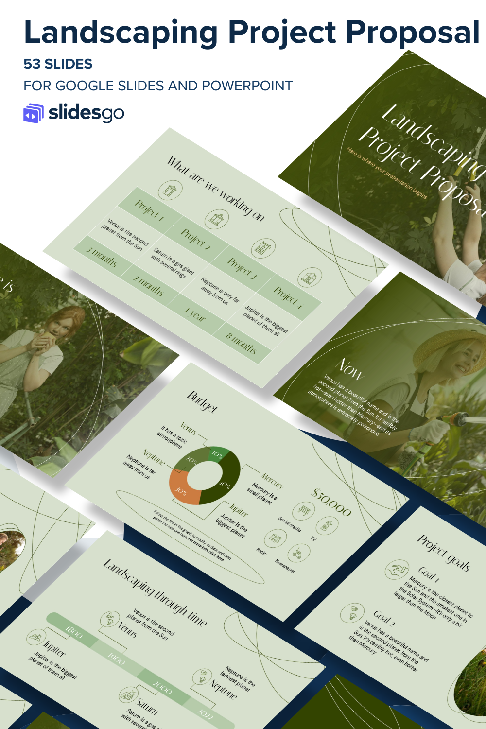 Landscaping Project Proposal | Google Slides and PowerPoint